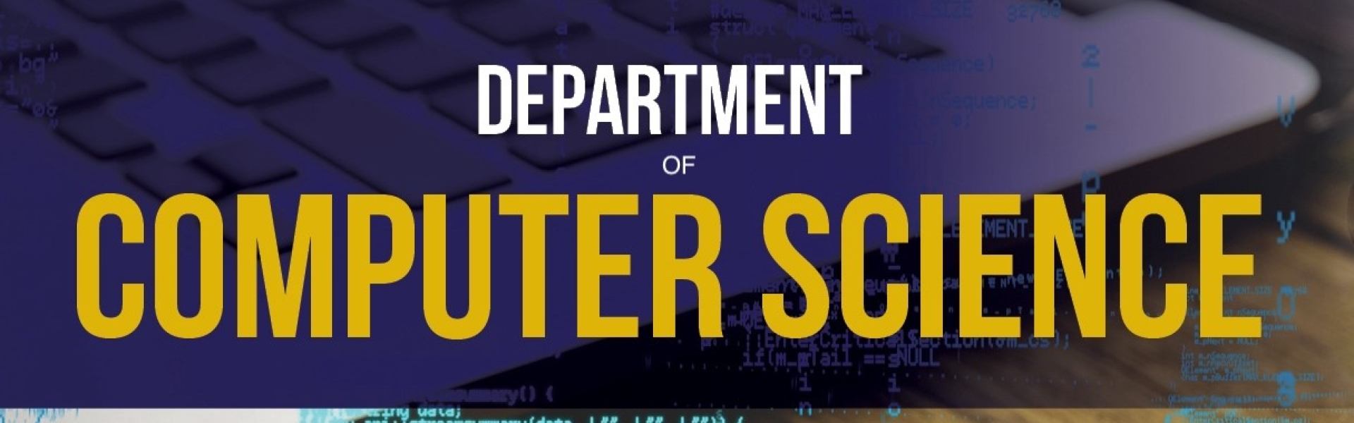 Welcome | Department of Computer Science